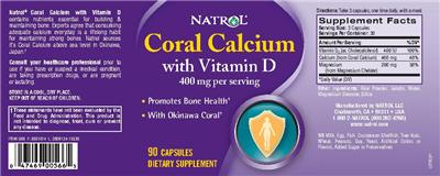 Coral Calcium With Vitamin D - Natrol | Suppleroo